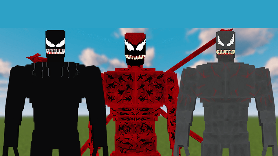 Download Mod Venom Symbiotes for Minecraft Bedrock Edition