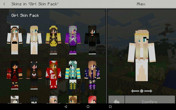Skin Pack: Girls » mcpeland.io