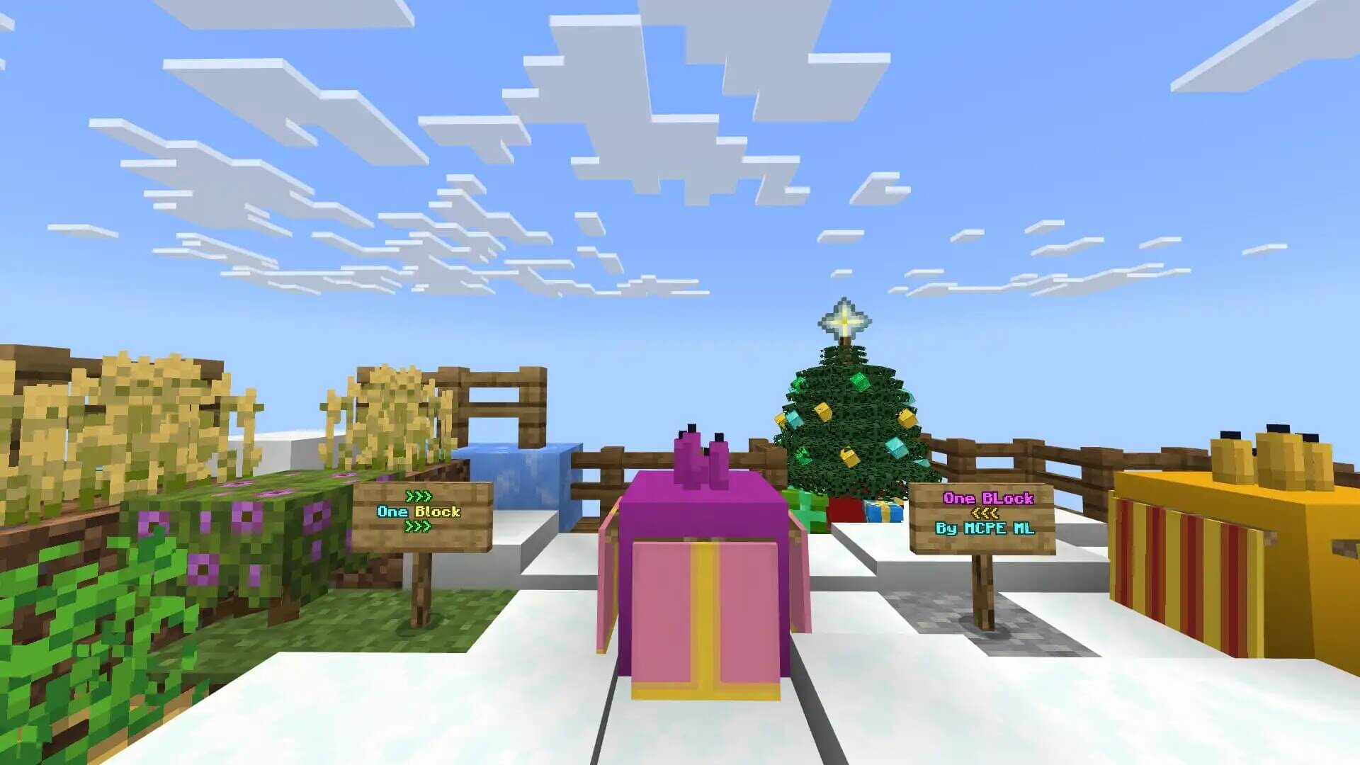 Download Christmas One Block Minecraft