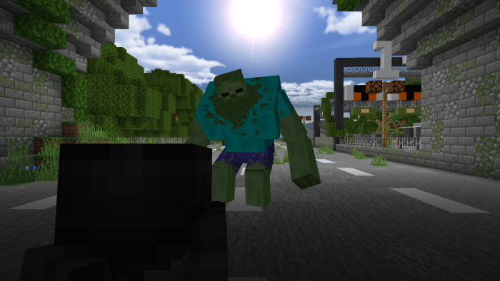 Download addon True Zombie Apocalypse in Minecraft