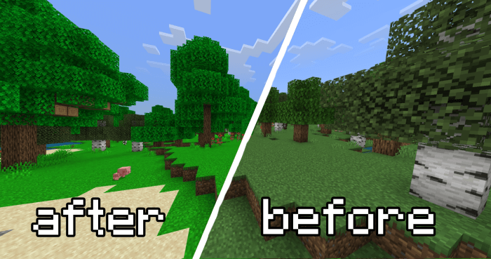 Download Textures: Saturated Nature in Minecraft