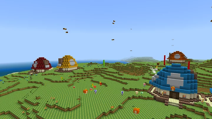 Download Addon: Mario World for Minecraft. Super Mario Mod for Minecraft