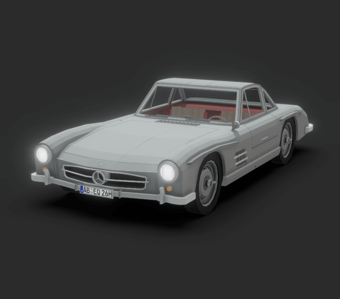 Download Addon: Mercedes-Benz 300SL in Minecraft. Mod with car fot ...