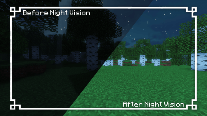 Download Addon: Night Vision for Minecraft