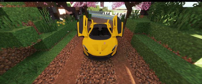 Download Addon: Mclaren P1 for Minecraft. Cars Mod for Minecraft.