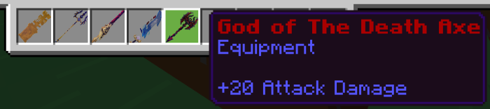Download Shounen De Fantasy - God Of Death Axe Addon for Minecraft ...