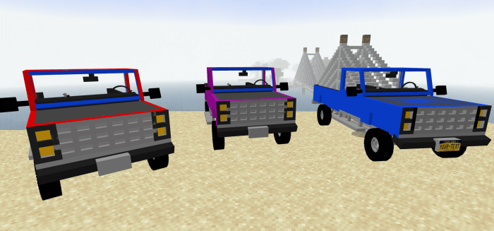 Download M&L Vehicles Addon for Minecraft. Cars Mod