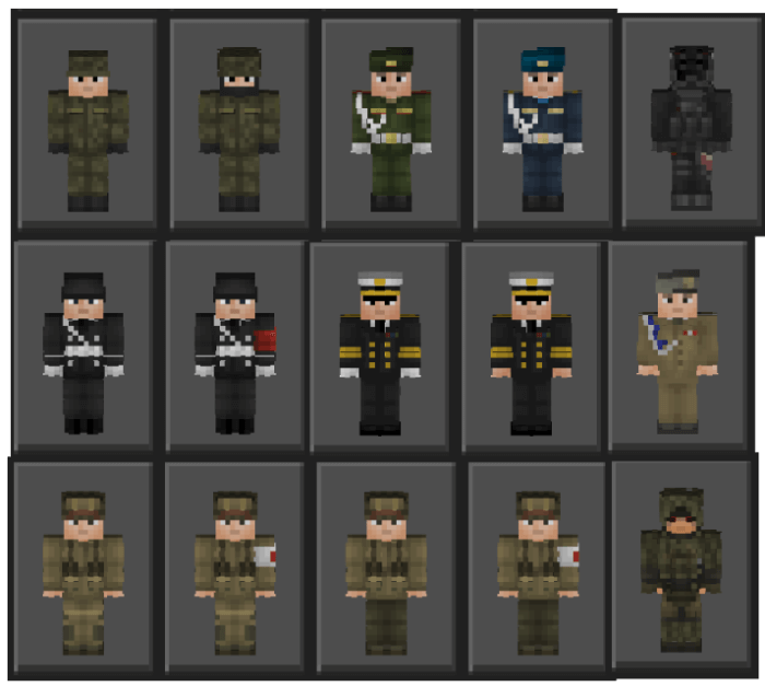 Download Military Skins for Minecraft