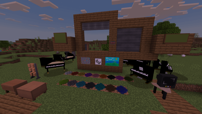 Download Props And Furnitures Addon for Minecraft. Furnitures Mod