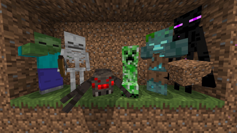 Download Make Monsters Scary Again Addon for Minecraft. Mobs Mod