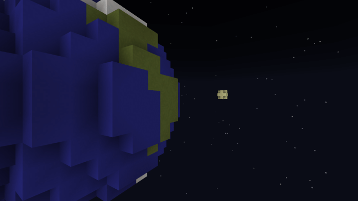 Download Solar System Simulation Map for Minecraft.