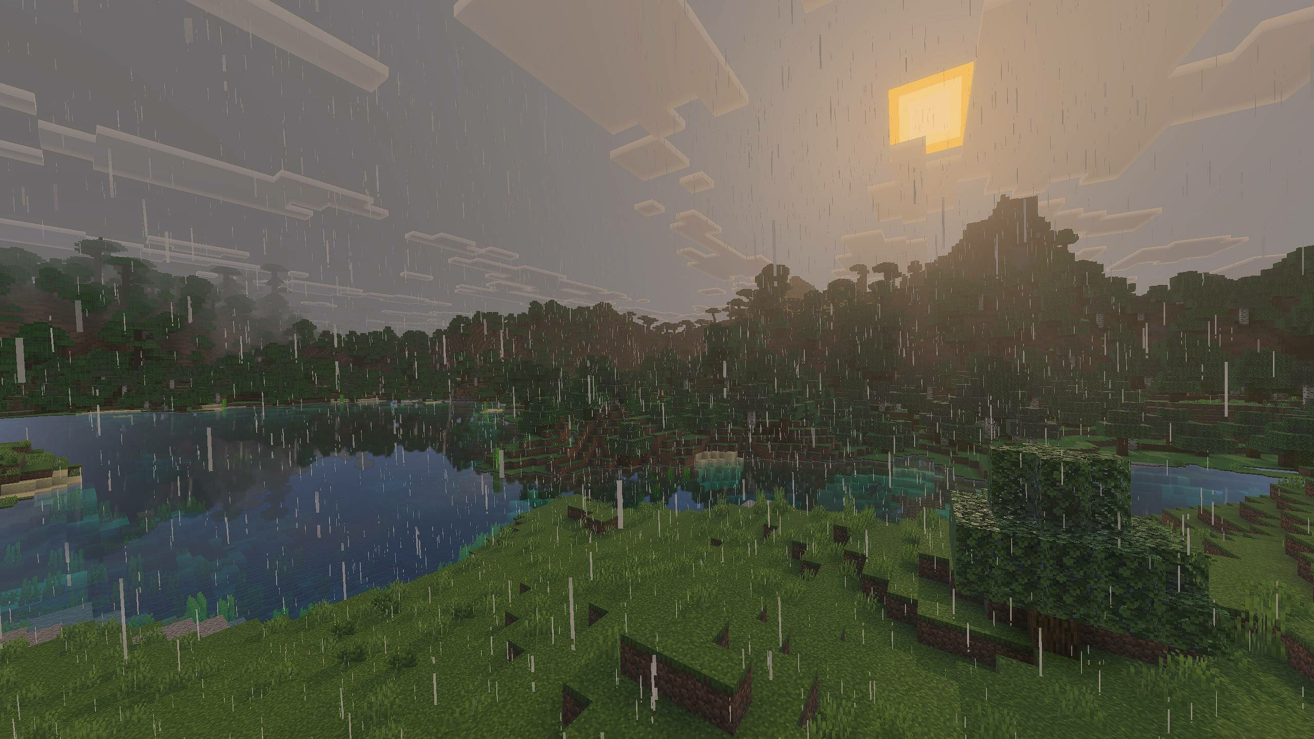 Download Shaders: Better Rainpack for Minecraft.