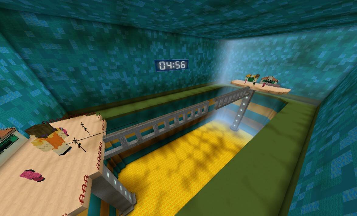 Download Squid Game: Jump Rope Game Recreation Map for Minecraft.